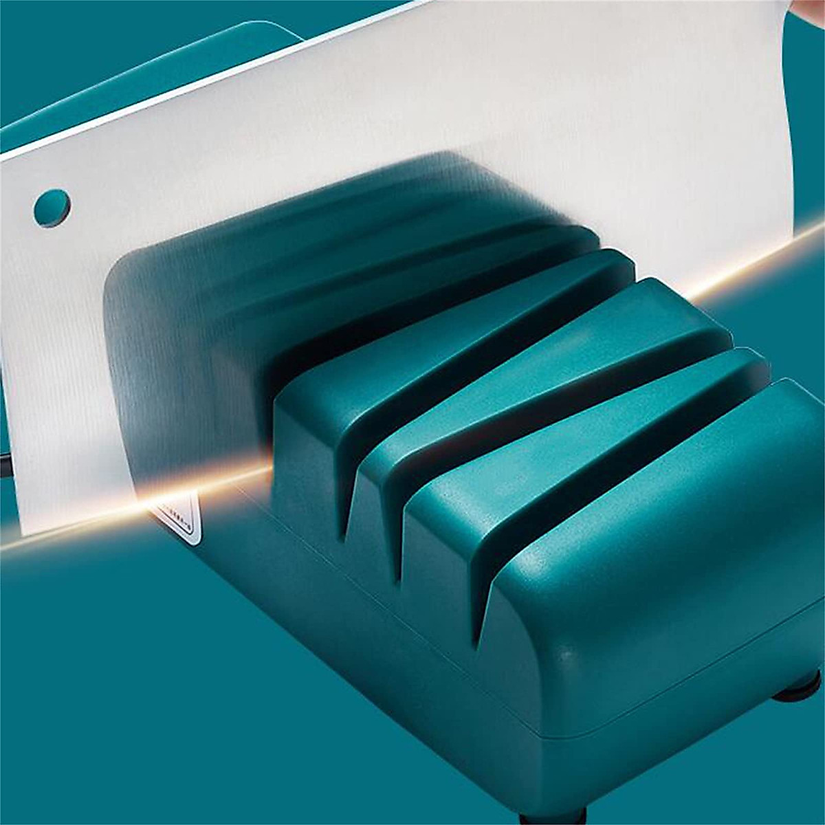 Knife Sharpener,Electric Knife Sharpeners,2 Stage,Professional Knife Sharpeners,Quickly Sharp & Polish,Scissors Sharpening,5 Seconds Fast Grinding,Quiet Knife Grinding,Electric Knife Sharpener