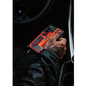 URBAN ARMOR GEAR UAG Designed for Samsung Galaxy S22 Case Kevlar Black Rugged Lightweight Slim Shockproof Premium Monarch Protective Cover, [6.1 inch Screen]