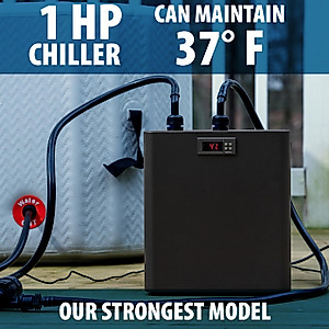 Polar Revive Chiller for Ice Bath and Cold Plunges Including All Hoses and Pumps. 1/3 HP, 2/3 HP, 1 HP Models (1/3 HP)