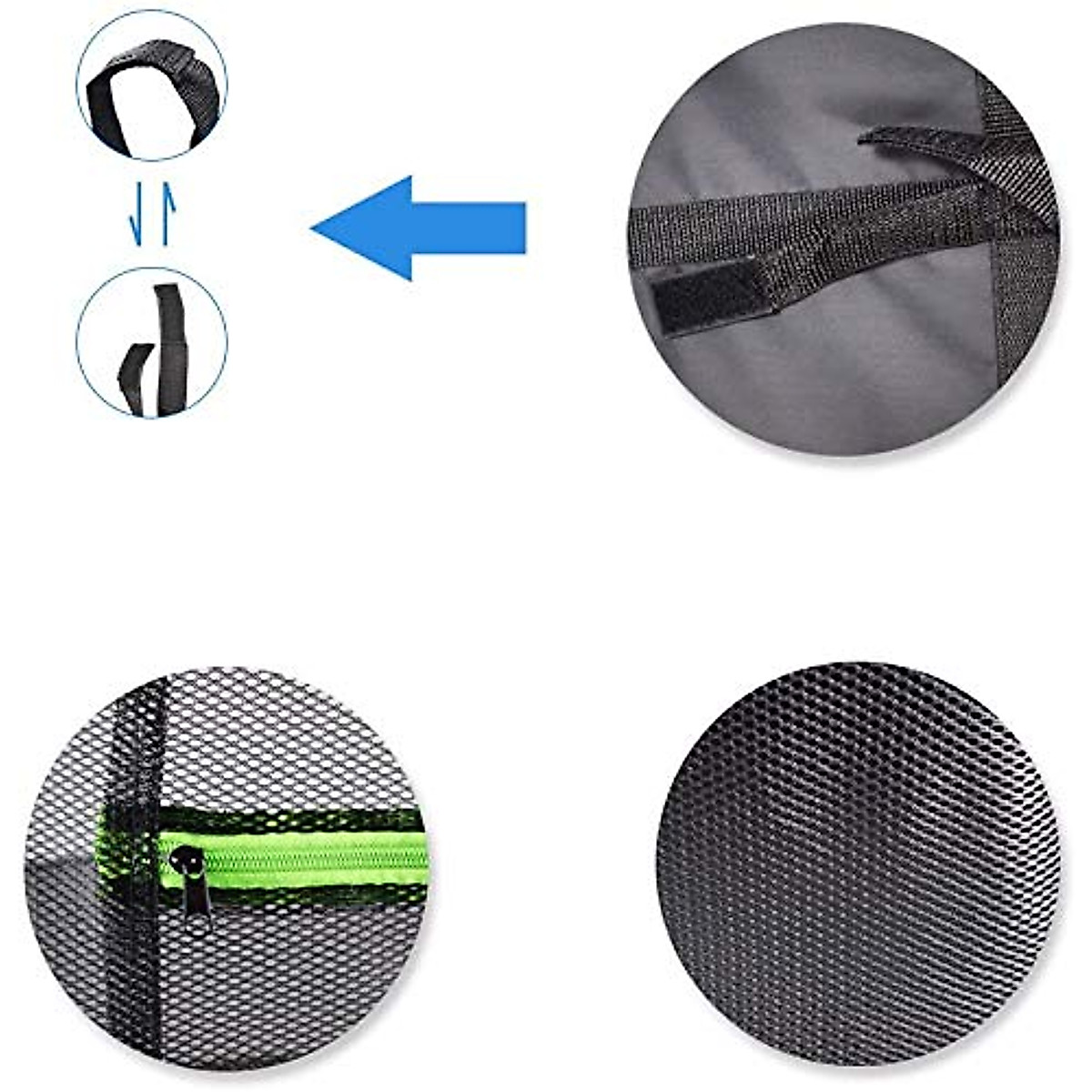 POURIN 2ft 8 Layer Herb Drying Rack Mesh Hanging Drying Nets W/Green Zipper Garden Herb Dryer Racksf for Plant