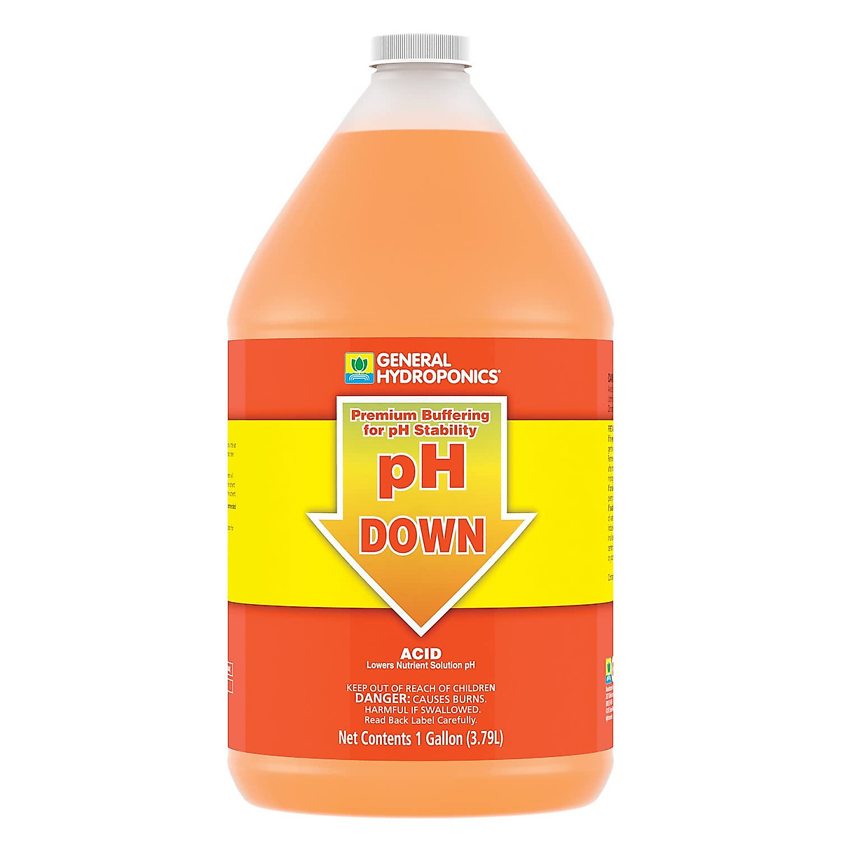 General Hydroponics pH Down Liquid Premium Buffering, 1-Gal, Orange & CALiMAGic 1-0-0, Concentrated Blend Spray, Secondary Nutrient Deficiencies Helps Prevent Blossom End Rot & Tip Burn, 1-Quart