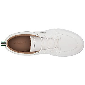 Lacoste Men's Bayliss Sneaker, Deep White, 7 Medium US