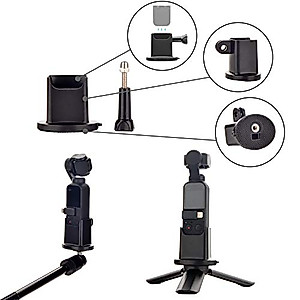 ARISLL Accessories kit for DJI OSMO Pocket/Pocket 2, Handheld Mount Adapter Tripod Carrying Case Expansion Phone Bracket Screen Protector for Osmo Pocket/Pocket 2
