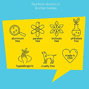 Fresh Monster Natural Deodorant for Kids & Teens, Aluminum Free, Paraben Free, Hypoallergenic Deodorant, Gummy Burst (1.76oz)