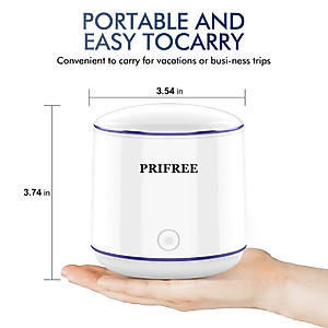 Ultrasonic Cleaner for Dentures, Retainer, Aligner, Mouth Guard, Braces, Jewelry, Whitening Trays, Toothbrush Head, 45kHz Portable Ultrasonic Retainer Cleaner, For Home and Travel purple