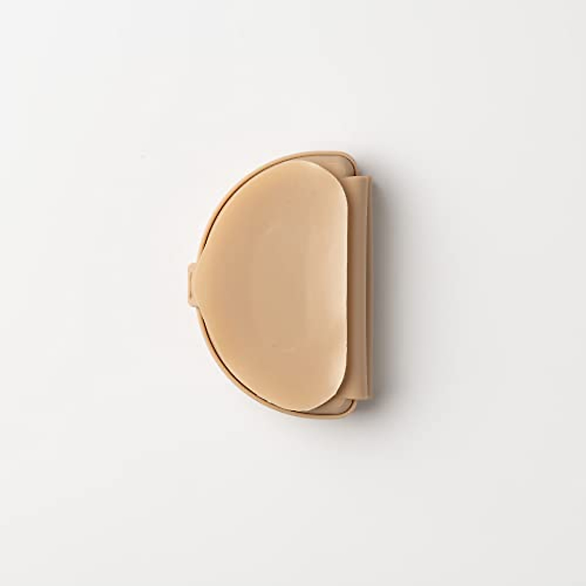 Miniware Silifold - Silicone Baby Plate - Compact & Foldable Baby Travel Essential to Promote Self-Feeding - Food Grade Silicone Baby Plates & Toddler Plates - BPA Free Baby Essentials (Almond Butter)