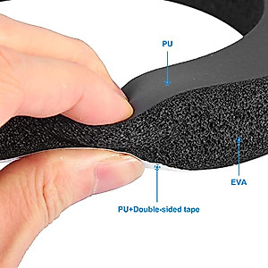 X AUTOHAUX 4 PCS Speaker Fast Rings 6" 6.5" 6.75 Inch Car Speaker Foam Baffles Enhancer System Sponge Car Horns Sponge Bass Blocker Kit for 6" to 6.75" Speakers