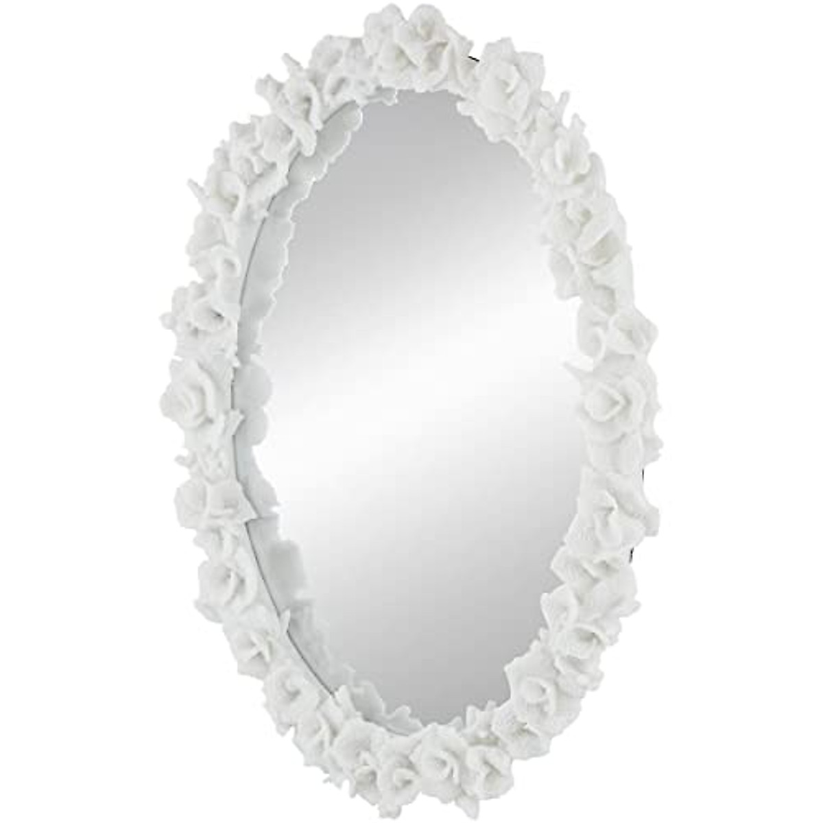 A&B Home Coral Mirror - 27.5" W x 3" L x 35.5" H - White