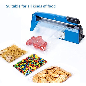 OCDLIVERER 16 Inch Impulse Sealer,mylar bag sealer heat sealer Machine,Heat Seal Closer with Replacement Set,Poly Bag Sealing Maching Heat Seal Closer with Repair kit
