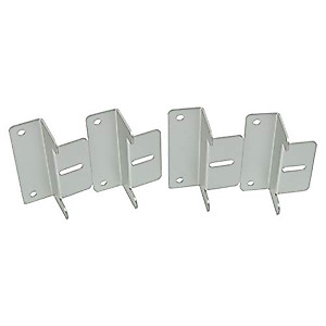 RELMON 16 Units (4 Set) Solar Panel Mounting Z Brackets with Nuts and Bolts for RV Camper, Boat, Wall and Other Off Gird Roof Installation