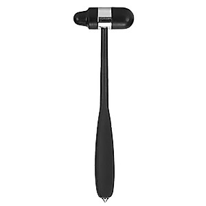 Neurological Hammer, Neurological Examination Hammer Massage T Shape Silicone Head Percussion Hammer with Pointed Tip Handle for cutaneous and Superficial responses