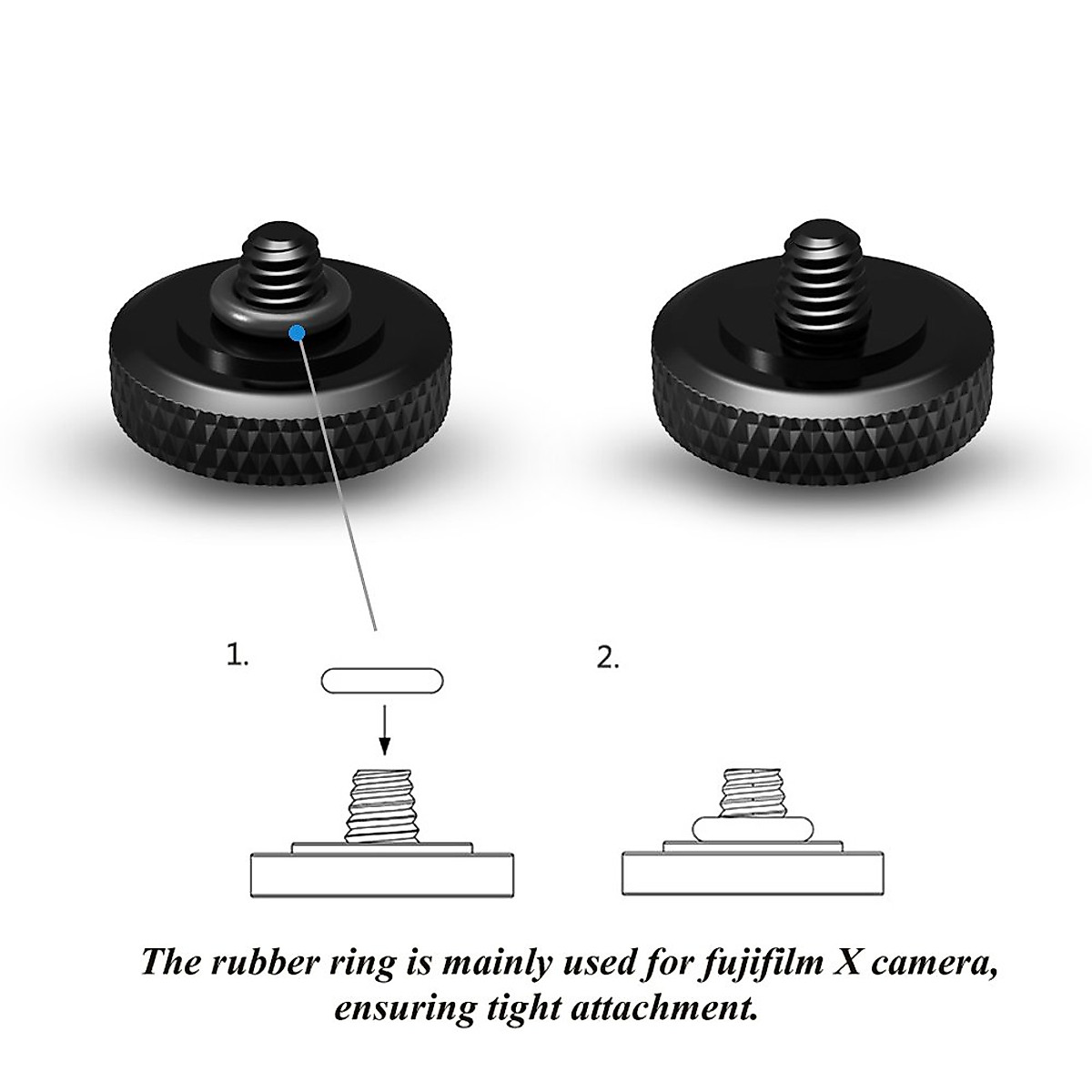 JJC Camera Soft Release Button, Shutter Button for Fuji Fujifilm X-T5 X-T4 X-T3 X-T30 X-T30 II X-T20 X-PRO3 X100VI X100V X-E4 X-E3 Sony RX1R II RX10 IV III Leica Q3 M10 M9 Nikon Df F3