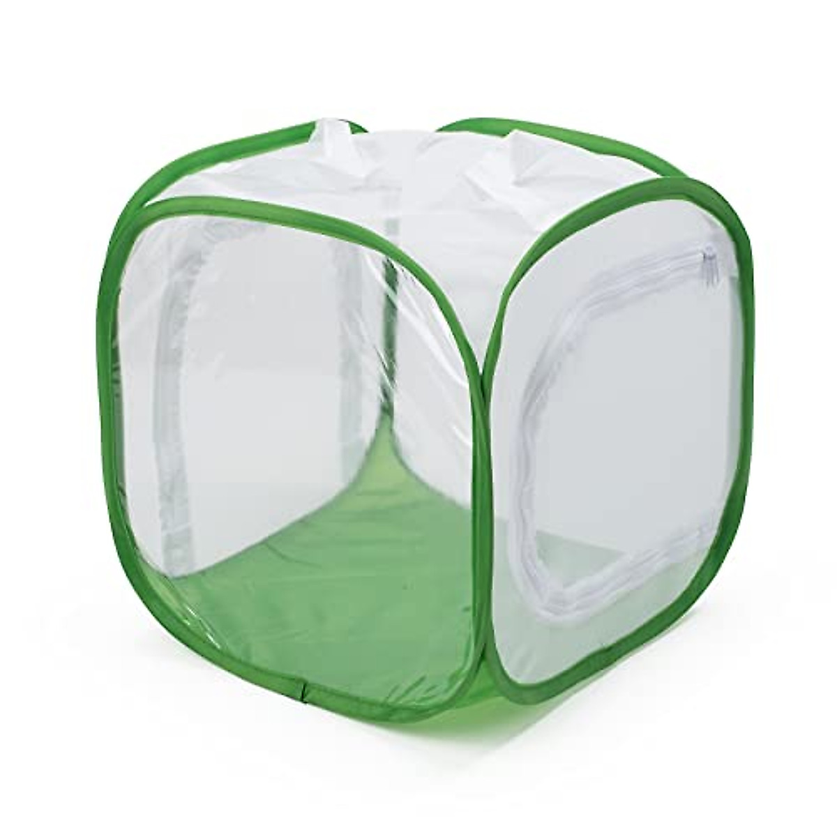 Two Doors Monarch Butterfly Habitat, Insect Mesh Cage, Caterpillar Enclosure Terrarium Pop-up (12 X 12 X 12 Inches)