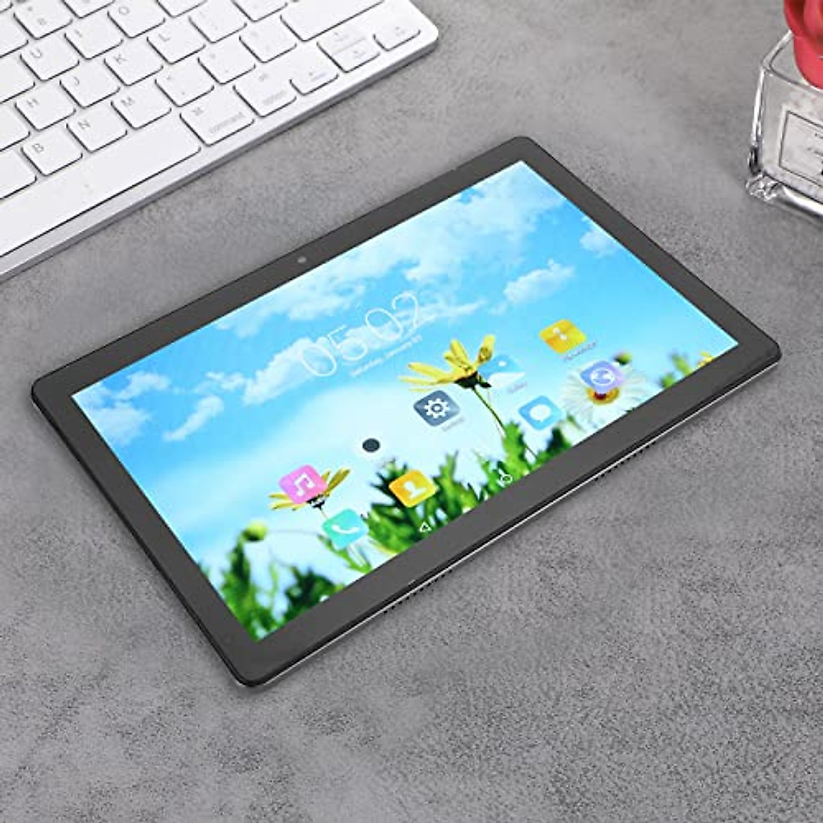 LBEC Tablet, 10.1 Inch Tablet Octa Core CPU Processor 10.1 Inch 2.4G 5G WiFi for Travel for Home (Black)