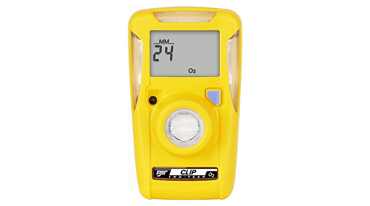 BW Technologies BWC2-X BW Clip Single Gas O2 Monitor, 19.5/23.5, Yellow ...