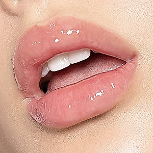 Sigma Beauty Renew Lip Oil - Clear Pink Sheen - Nourishing, Non Sticky Lip Oil with Subtle Sheen - Paraben Free Lip Gloss - Hush