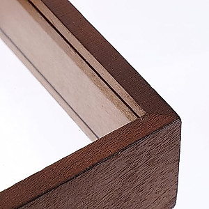 Dried Flowers Photo Frame Wood Vintage Glass Artwork Pressed Flower Display Frame Plant Specimen Herbarium Clip Photo Frame