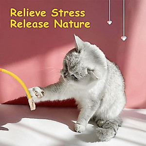 Pumwoy Cat Toys,Catnip Toys for Cats,Catnip Kittens Toys for Teething Cat,Chewing Toys with Catnip,Rope Toys for Practicing Cat Kicking(3-Pack)