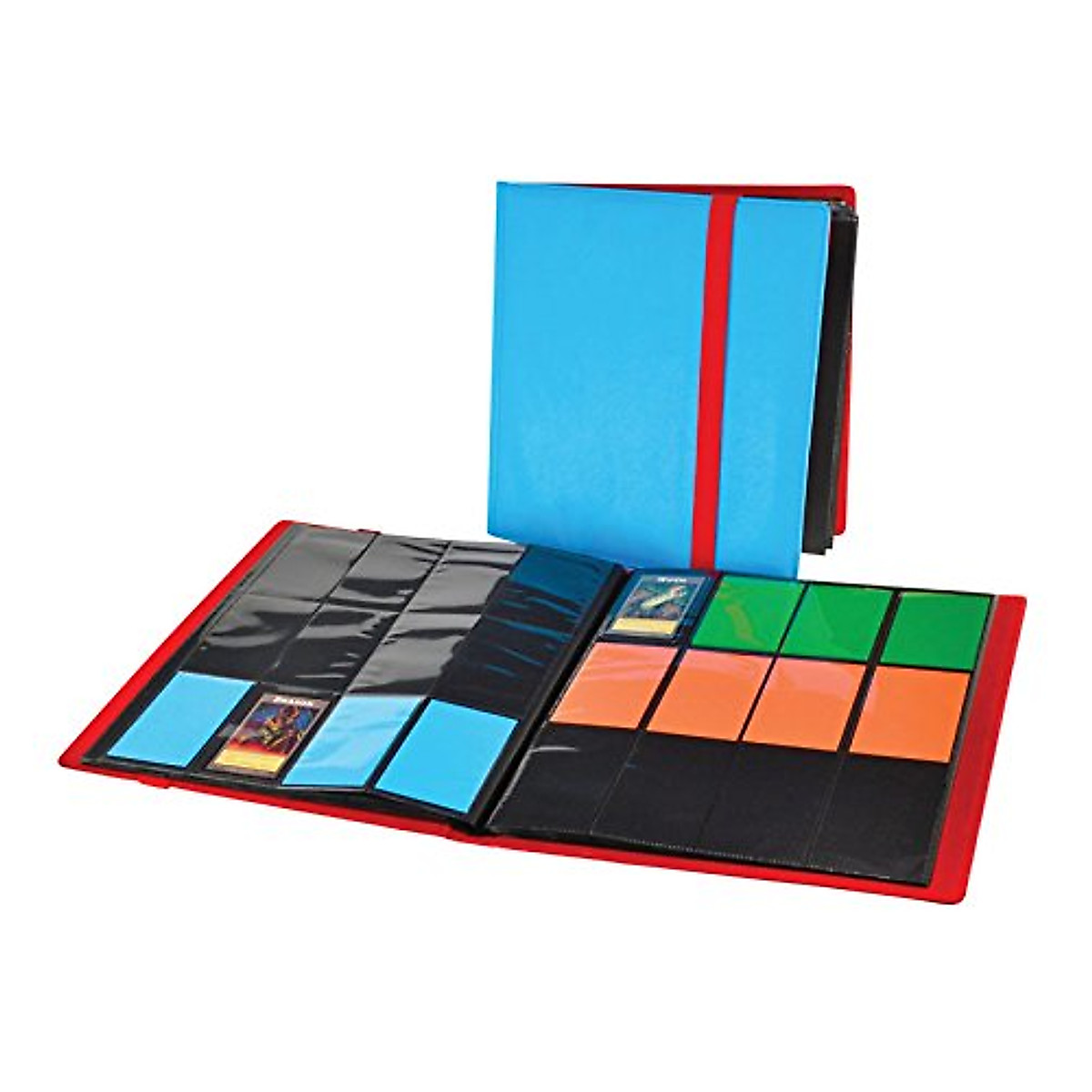 Dex Protection Card Binder 12 | Stores 480 Gaming Cards | Includes 20 Side Loading Card Pages | 12 Card Page Format | Strap Closure | Smooth Matte Padded Finish | Velvet Lined Interior (Pink)