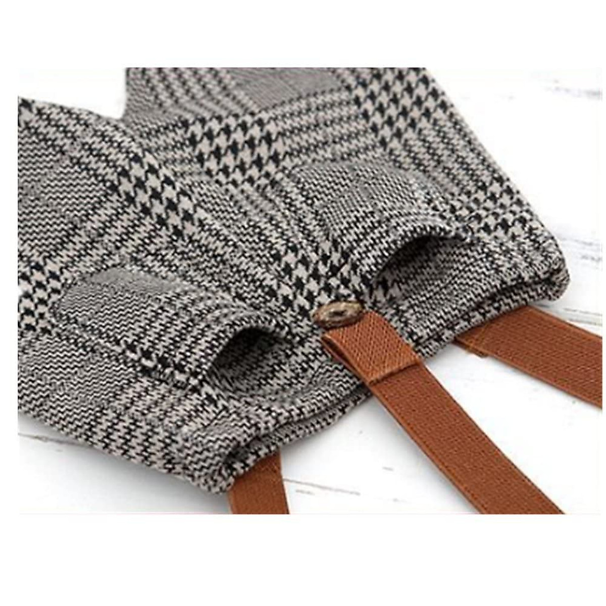 Coberllus Newborn Monthly Baby Photo Props Stripe Cool Boys Cap Rompers Photography (Grey)