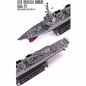 Academy Plastic Model 1/350 Scale USS Arleigh Burke DDG-51 Military Ship Kit #14406 Navy