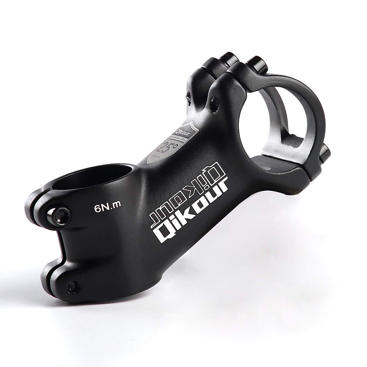 Bike Stem 31.8 Bicycle Stem 25 Degree, Handlebar Riser Extender for Road Bike, Mountain Bike, MTB, BMX, Cycling (Only Fit 1.25"/31.8mm Handlebar) (31.8 x 70mm)