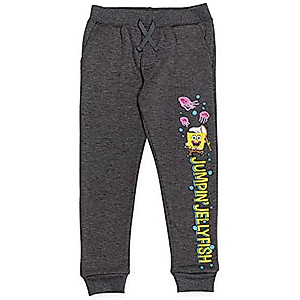 SpongeBob SquarePants Patrick Star Toddler Boys Fleece 2 Pack Jogger Pants 3T Light Grey/Dark Grey