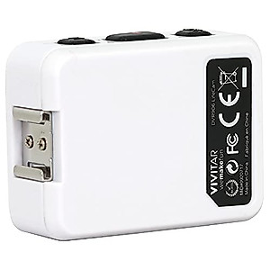 Vivitar DVR906HD-WHT Lifecam Digital Lifelogger, White Bundle with Sandisk 32GB microSDHC Memory Card and Deco Gear Camera Case (Black/Red)