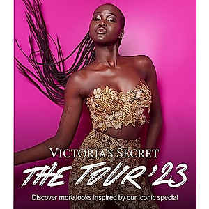 Victoria's Secret The Tour '23 Icon Satin Robe, Women's Lingerie, VS Monogram Details, Pink (XL/XXL)