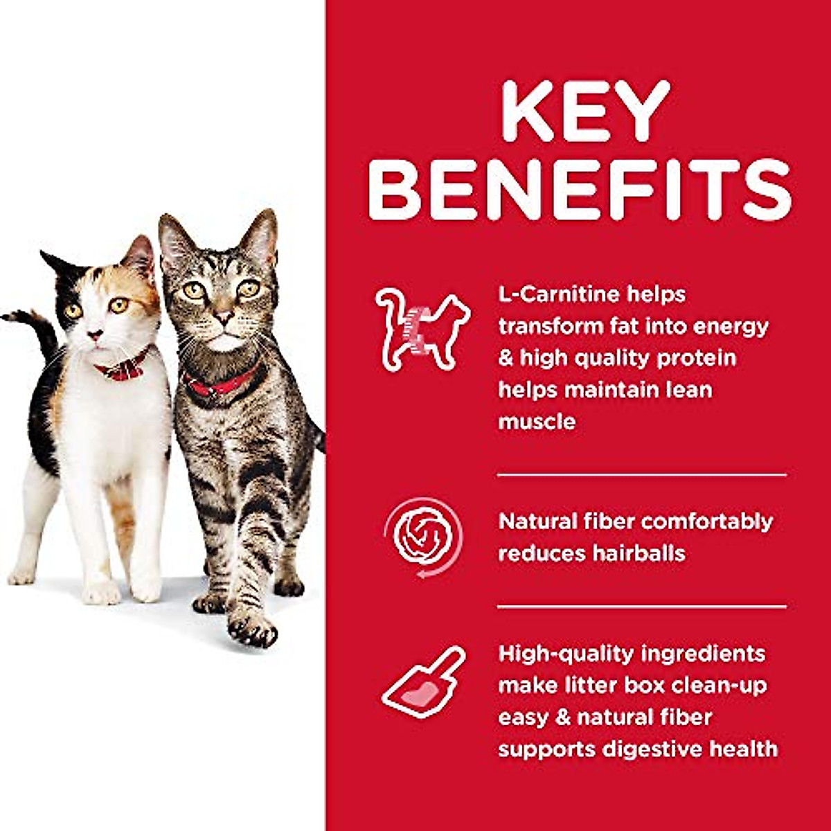 Hill's Science Diet Dry Cat Food, Adult, Multiple Benefit Chicken Recipe, 15.5 lb. Bag