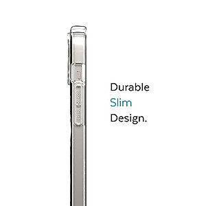 Speck Clear iPhone 15 Plus & 14 Plus Case - Slim, Built for MagSafe, Scratch Resistant & Drop Protection Clear Phone Case - Anti-Yellowing - 6.7 inch iPhone Case - Dual Layer - GemShell