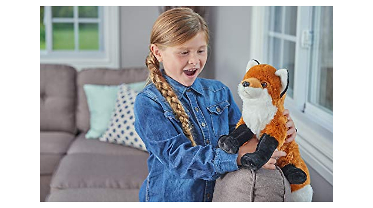Wild Republic Red Fox Plush Toy - 12-inch Cuddle Animal for Kids
