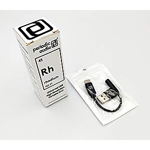 Periodic Audio "Rhodium High Res USB-C Headphone DAC/amp. Compatible with Android, iOS, Windows, MacOS