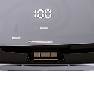 OCUhome TWS Wireless Earbuds, YYK-520 Wireless Earphone Stable Transmission Noise Reduction Adjustable Ear Hook Bluetooth5.0 HiFi Headphone for Calling Silver Black