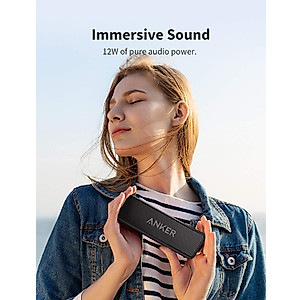 Anker Soundcore 2 Bluetooth Speaker Bundle with Official Travel Case