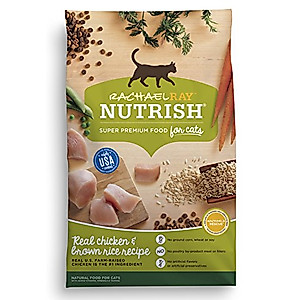 Rachael Ray Nutrish Premium Natural Dry Cat Food, Chicken & Brown Rice Recipe, 3 Pounds