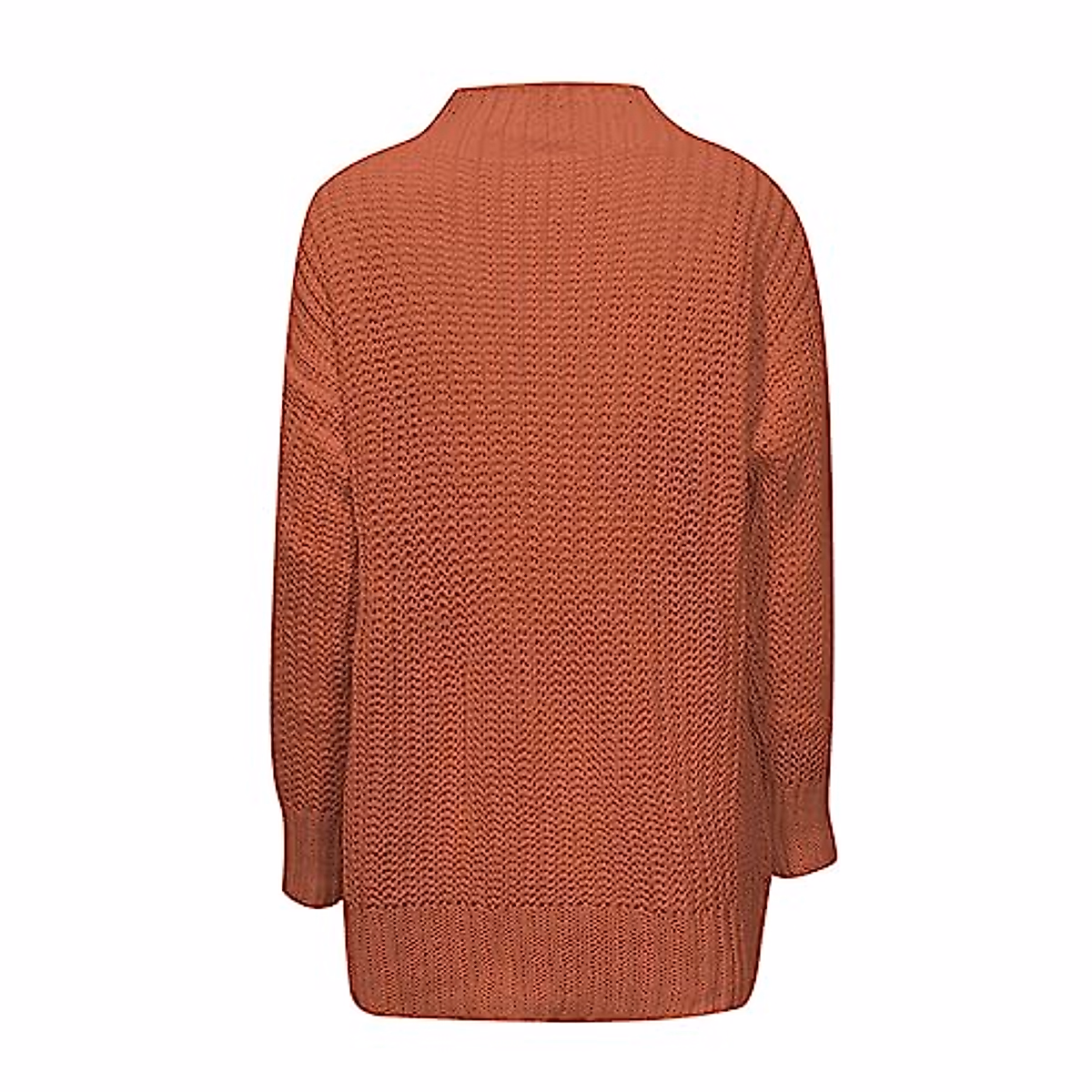 ADJHDFH Pink Sweater Orange Turtleneck Sweater Women Knit Sweater For Women Women’S Cardigan Sweaters Tunic Sweaters For Women To Wear With Leggings 1 million dollar item 1 dollar clothes for women