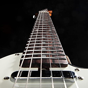 Latitude Lark Classic Electric Guitar, Alder Wood Nitro Paint Solid Body,Roasted Maple Thin C Neck Jumbo 21 Frets Modernist Fine Instrument, Rosewood fingerboard,Weight 7 lbs