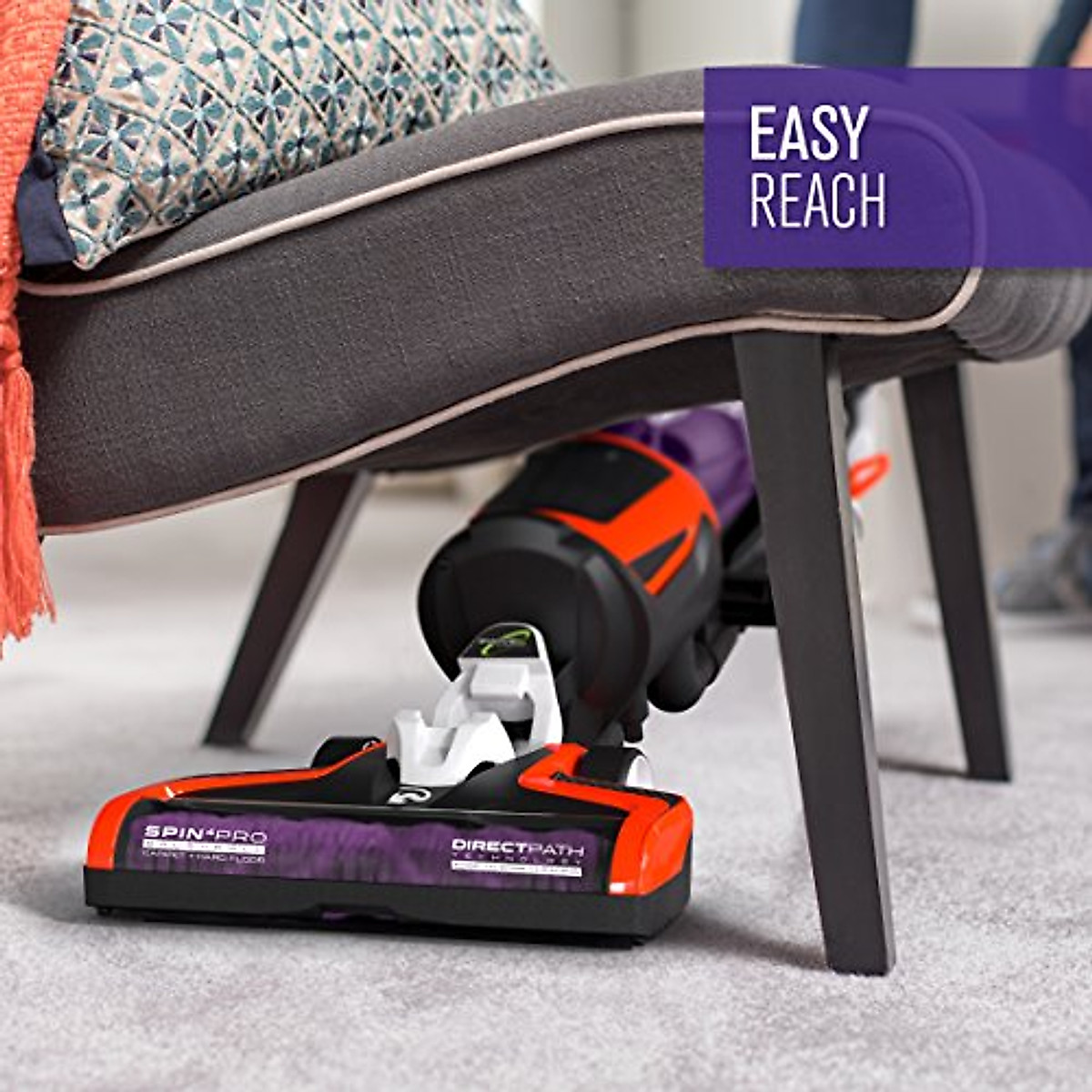 Dirt Devil Razor Pet Vacuum Cleaner with Swivel Steering, UD70355B, Red