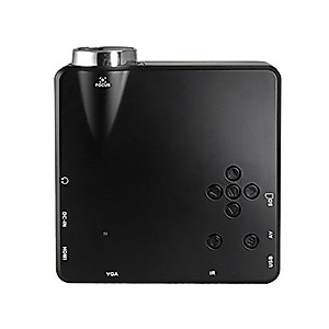 IM TS-29 LED Mini Projector Support 19201080P HD Video (Black)