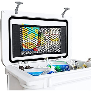 NATIKON Cooler Storage Net Bag High Capacity Nylon Mesh Storage Net Cooler Organizer for Coolers - 2 Pack (Large)