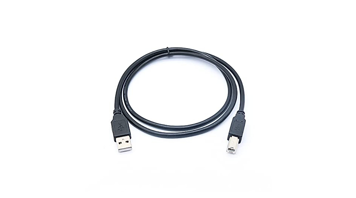 Delca USB Printer Cable 1.6M High-Speed USB 2.0 Type A to B