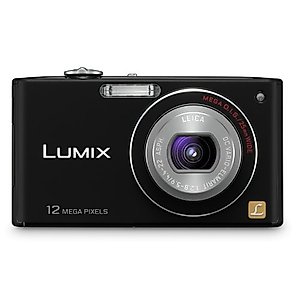 Panasonic Lumix DMC-FX48 12MP Digital Camera with 5x MEGA Optical Image Stabilized Zoom and 2.5 inch LCD (Black)