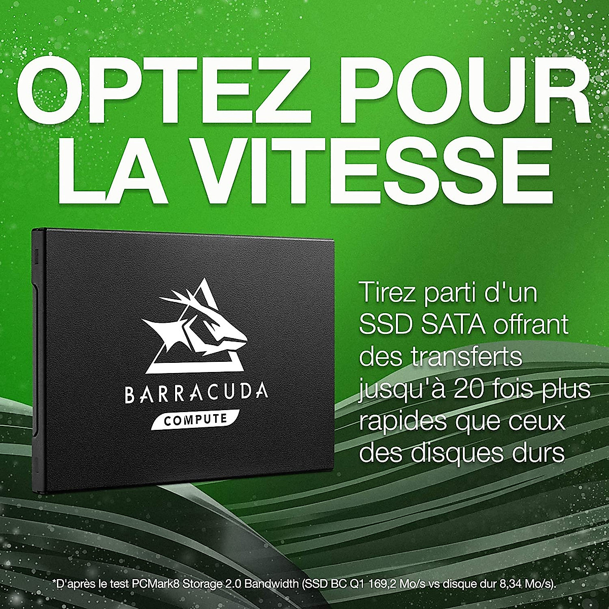 Seagate Barracuda Q1 SSD 480 GB Internal Solid State Drive – 2.5 Inch SATA 6 Gb/s for PC Laptop Upgrade 3D QLC NAND (ZA480CV1A001), Black