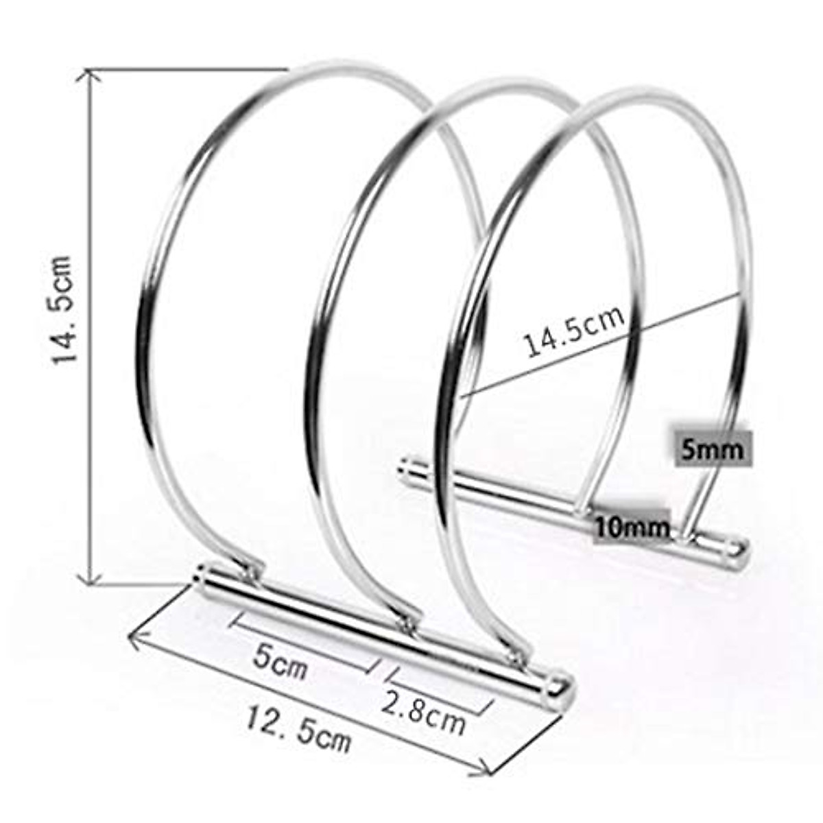 DRNKS Lid Rack Cutting Board Rack Kitchen Household 304 Stainless Steel Thickened Storage Rack Shelf Applicable to kitchen stove