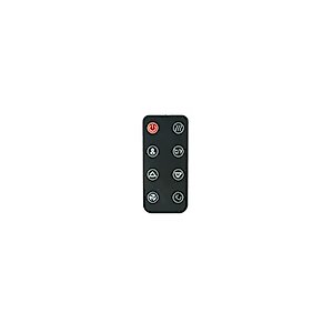Replacement Remote Control for Comfort Glow QF4714R EF5675R Electric Fireplace Infrared Quartz Space