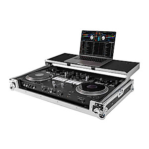 Headliner Flight Case Compatible with Pioneer DJ DDJ-REV7 with Laptop Platform