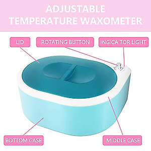 New Paraffin Wax Machine for Hand and Feet，Paraffin Bath Upgrade Spa Wax for Smoothens and Softens Dry Skin Quick Heating Paraffin Wax Warmer （Pink）