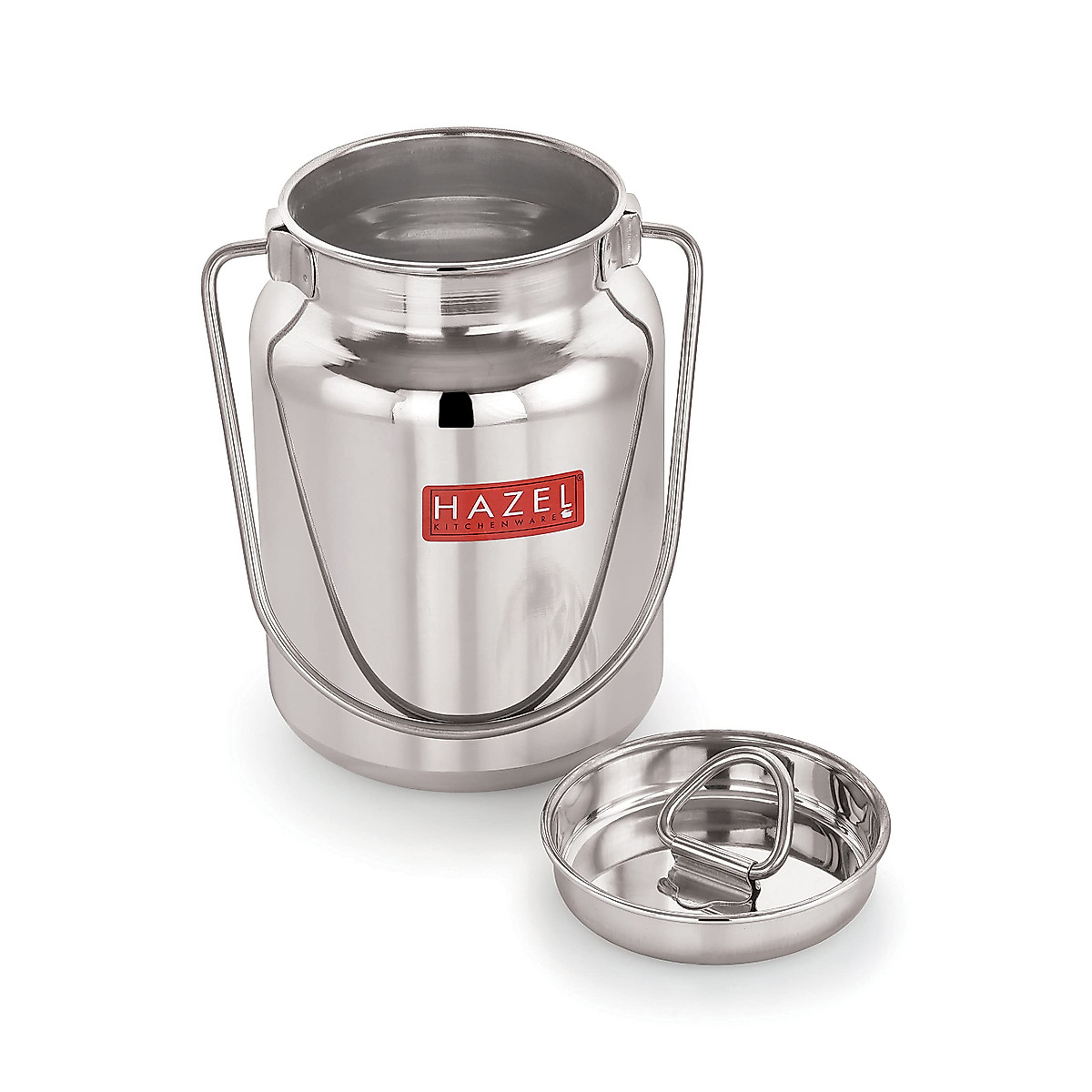Hazel Stainless Steel Grease Oil Pot With Lid | Airtight Milk Kitchen Container (76 Fl.Oz)