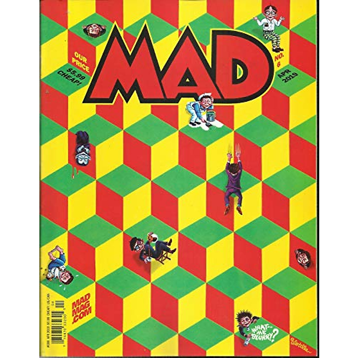 MAD MAGAZINE, SPY VS SPY APRIL, 2019 ISSUE # 006